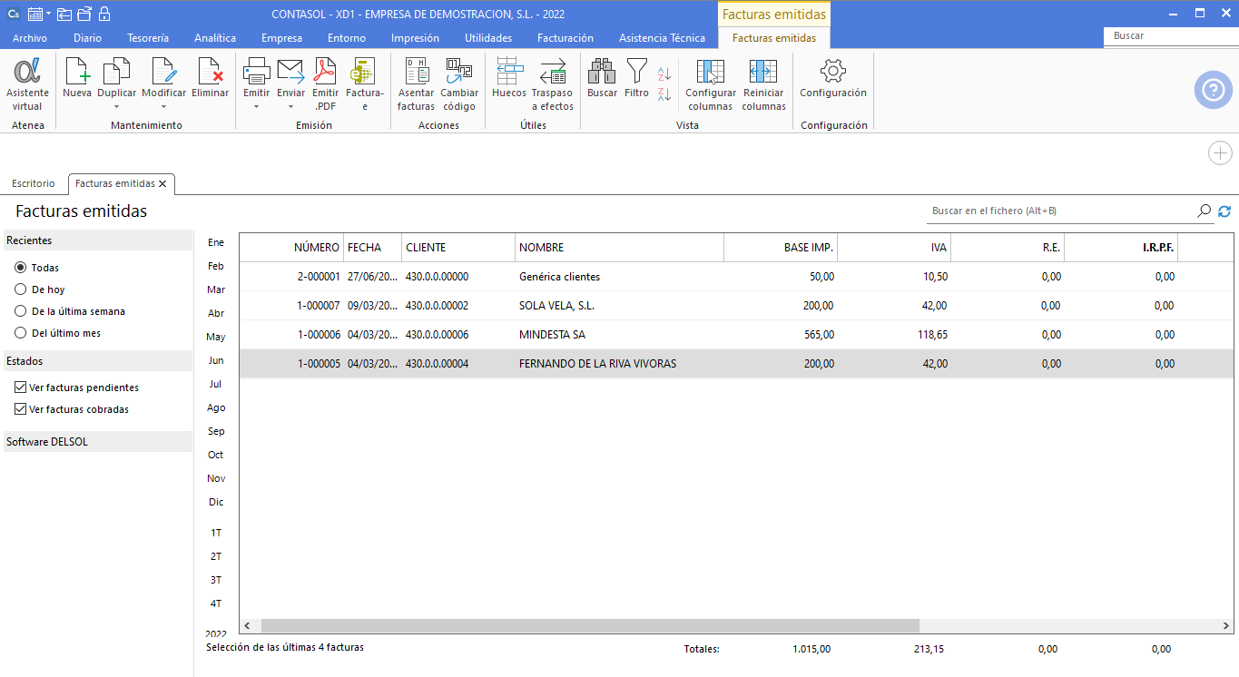 C1268 - ¿Puedo emitir facturas en CONTASOL? – Software DELSOL