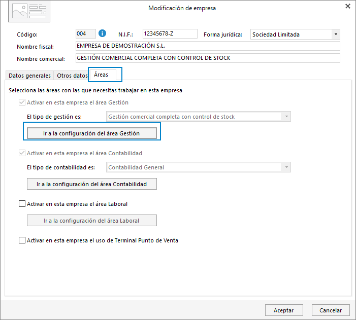 F2619 - ¿Dónde configurar el número de dígitos para exportar a A3CON ...