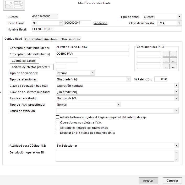C737 - ¿Dónde se encuentra el fichero de clientes para modificar uno ...
