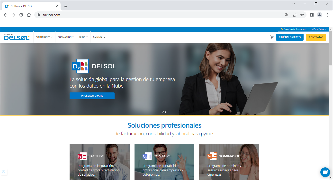 C2021 - ¿Es posible trabajar con CONTASOL en la nube? – Software DELSOL