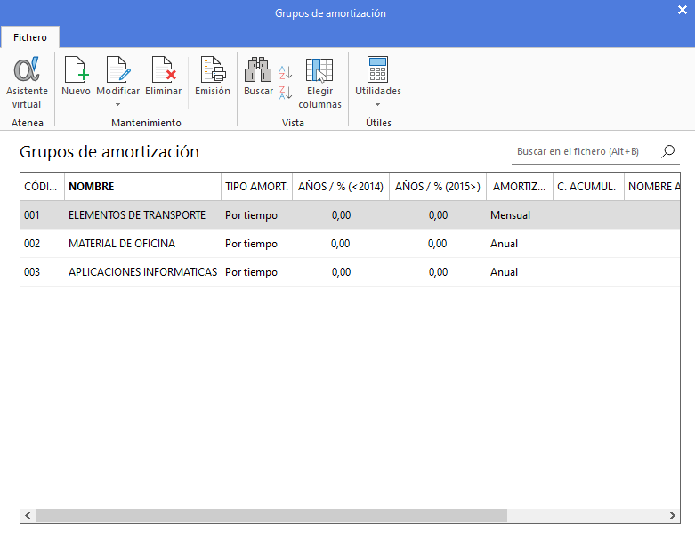 C2544 - ¿Cómo configurar la amortización anual en el grupo de ...