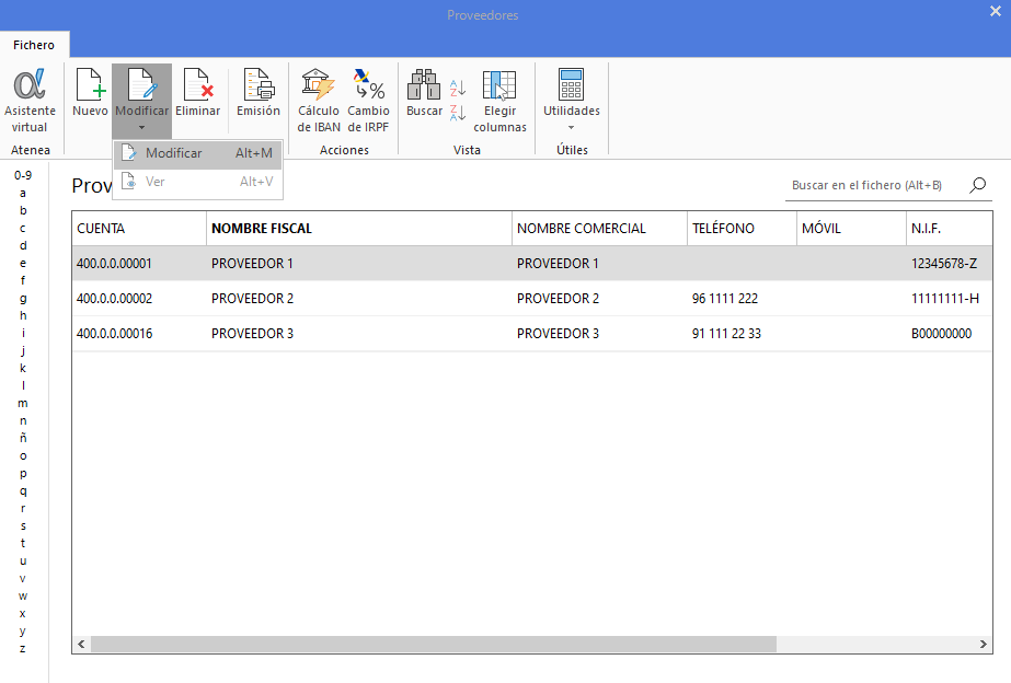 C2107 - ¿Cómo asigno un concepto a un proveedor? – Software DELSOL