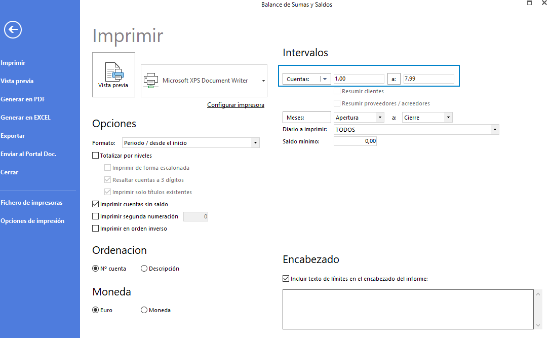 C1096 - ¿Cómo puedo generar un Suma y Saldos a tres dígitos? – Software ...