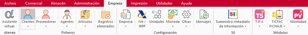 F2985 - Configuración del fichero de clientes – Software Delsol