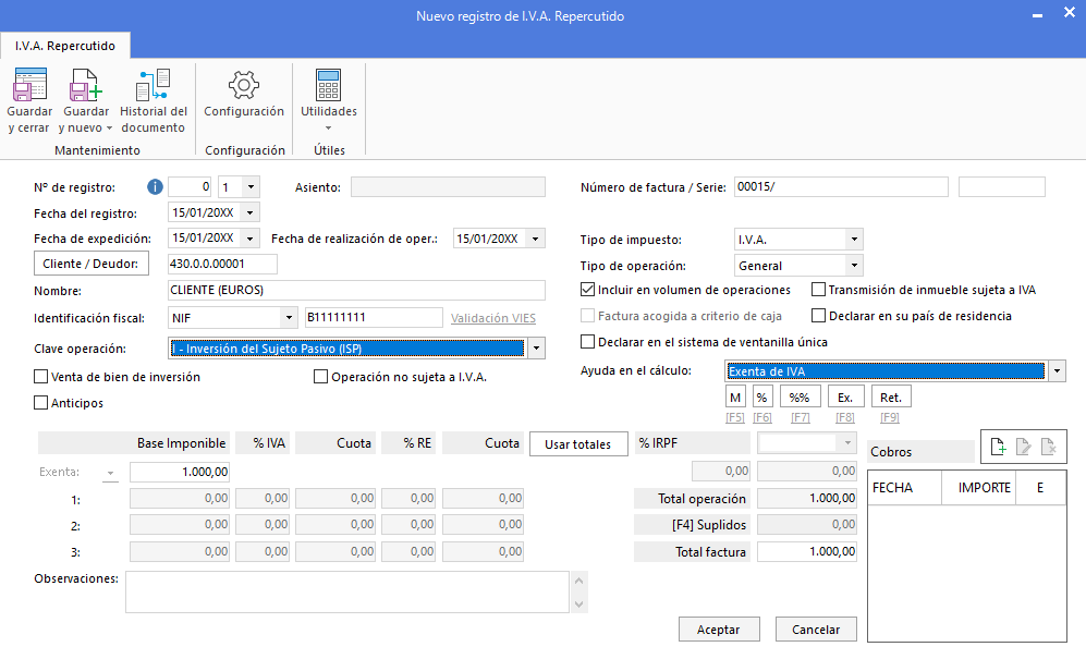 C1422 - ¿Cómo contabilizo una factura con Inversión del Sujeto Pasivo ...