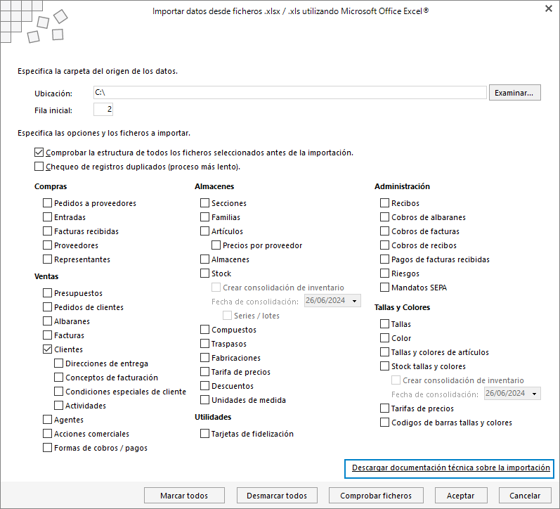 F2725 - ¿Cómo hacer una importacion en Excel / Calc del fichero de ...
