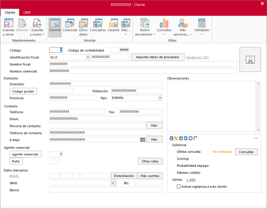 F1261 - ¿Se puede cambiar el código a un cliente? – Software Delsol