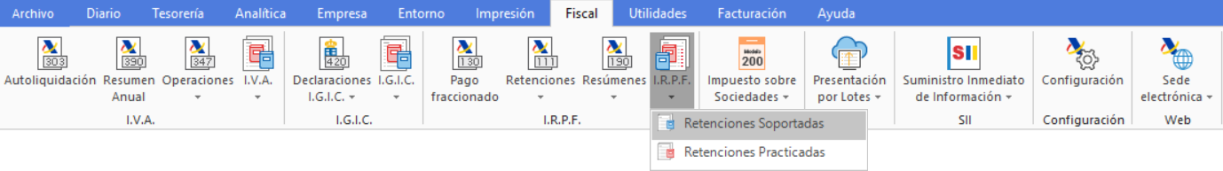C2250 - ¿Cómo ver el importe de la retención en el listado de facturas ...