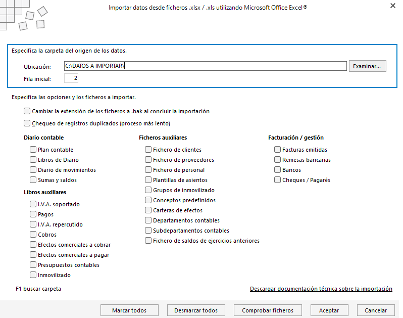 C2748 - ¿Cómo hacer una importación en Excel Calc del fichero de ...